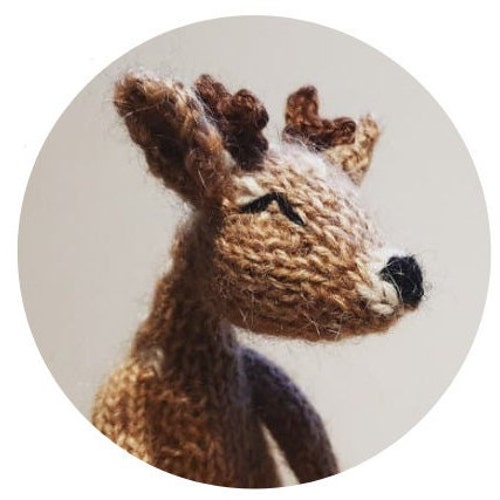 The Deer Knitting Pattern - Etsy