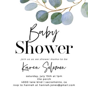 Editable Baby Shower Invitation Bundle invitation, Books for Baby ...