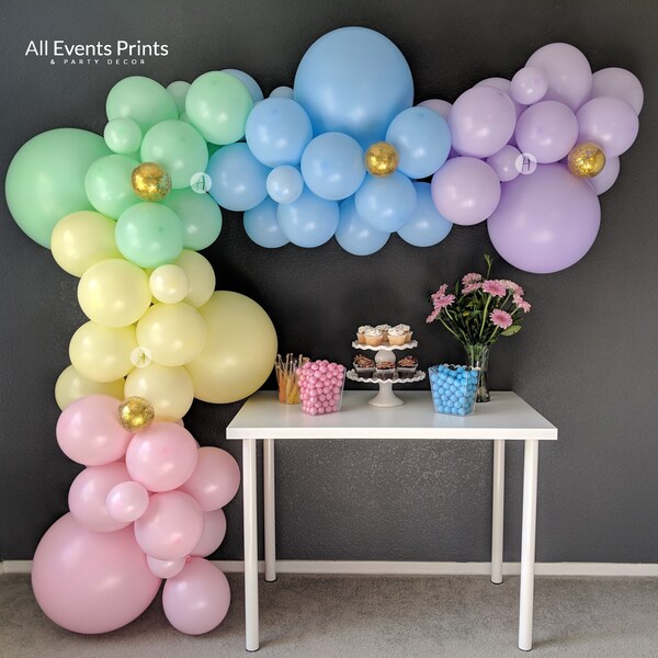 Pastel Balloons - Etsy