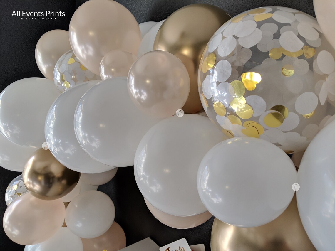 Champagne Celebration Balloon Garland DIY Kit 5' to - Etsy