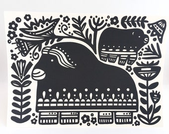 Musk Ox - Etsy