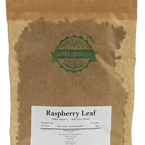 Raspberry Leaf – Rubus Idaeus L – Loose Herbal Tea – Hand-packed ...