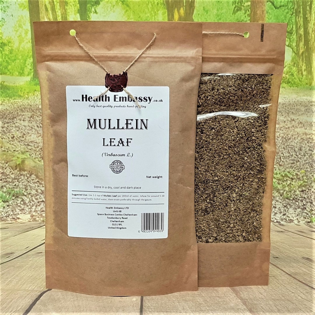 Mullein Leaf Tea | Verbascum L | Loose Leaf Herbal Tea | Health Embassy ...