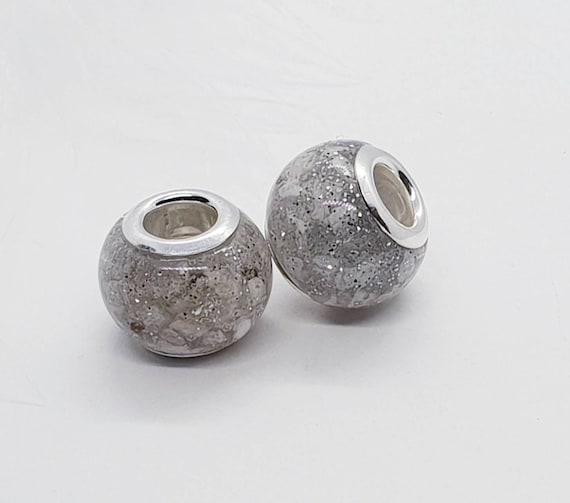Cremation charm memorial charm pet memorial ashes bead pet ashes charm hair charm gift idea Etsy