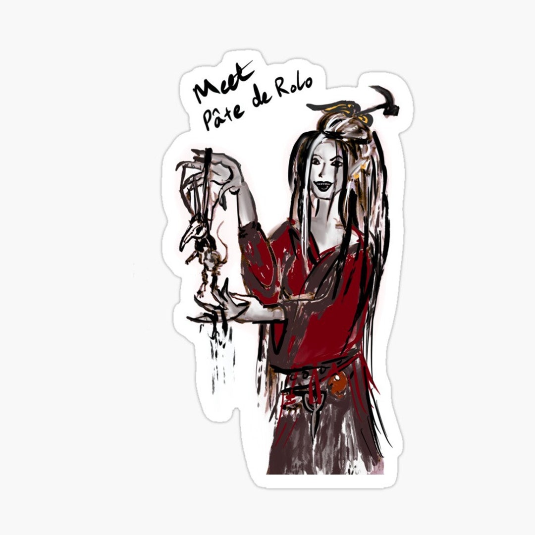 Laudna Critical Role Pate De Rolo Sticker - Etsy