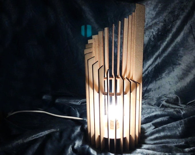 Wooden Lamp Nightlamp Laser Cut Vector Shade Lamp Vector - Etsy