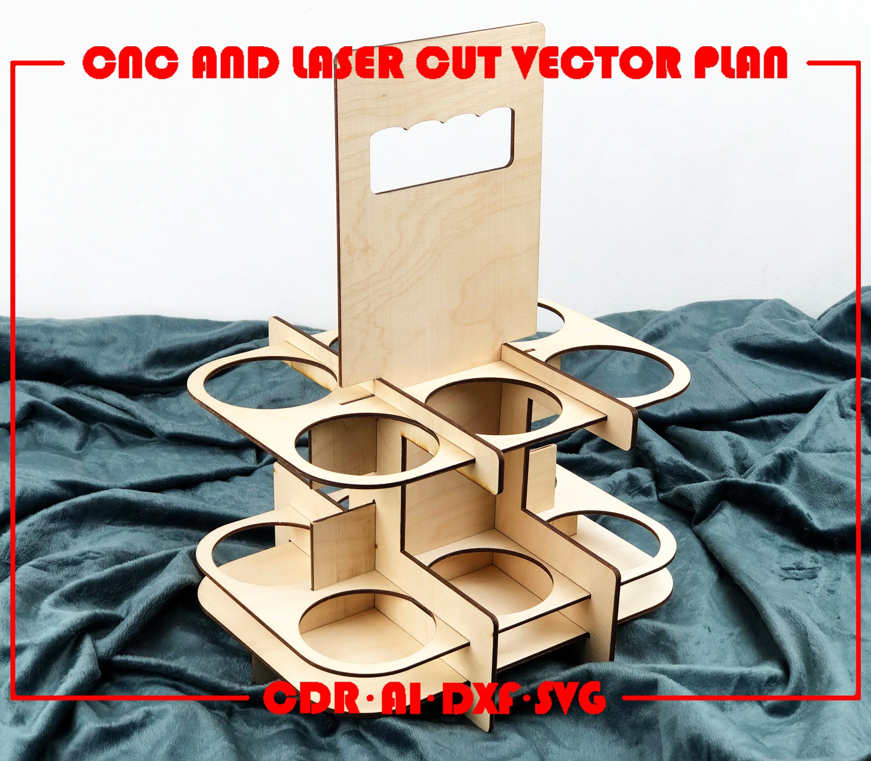 Beer Holder Laser Cut Vector Instant Download Beer Box - Etsy