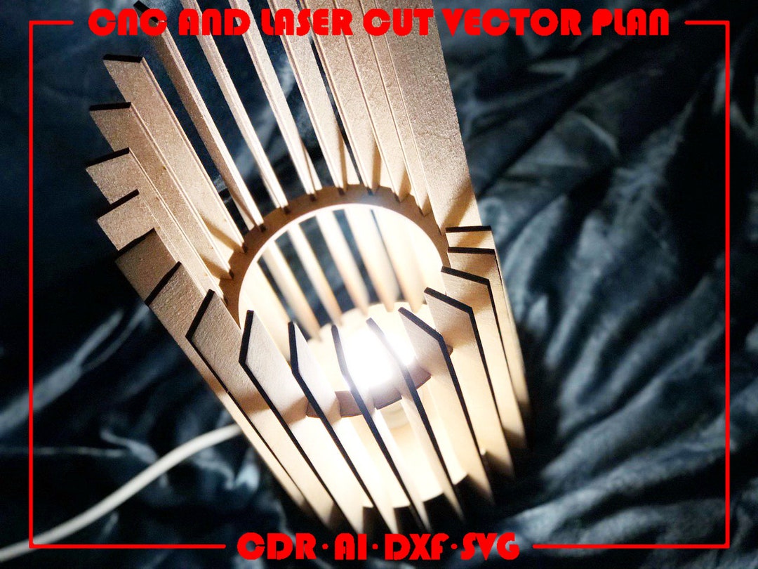 Laser Cut Night Lamp Vector File (svg, Dxf, Cdr, Ai) - Etsy