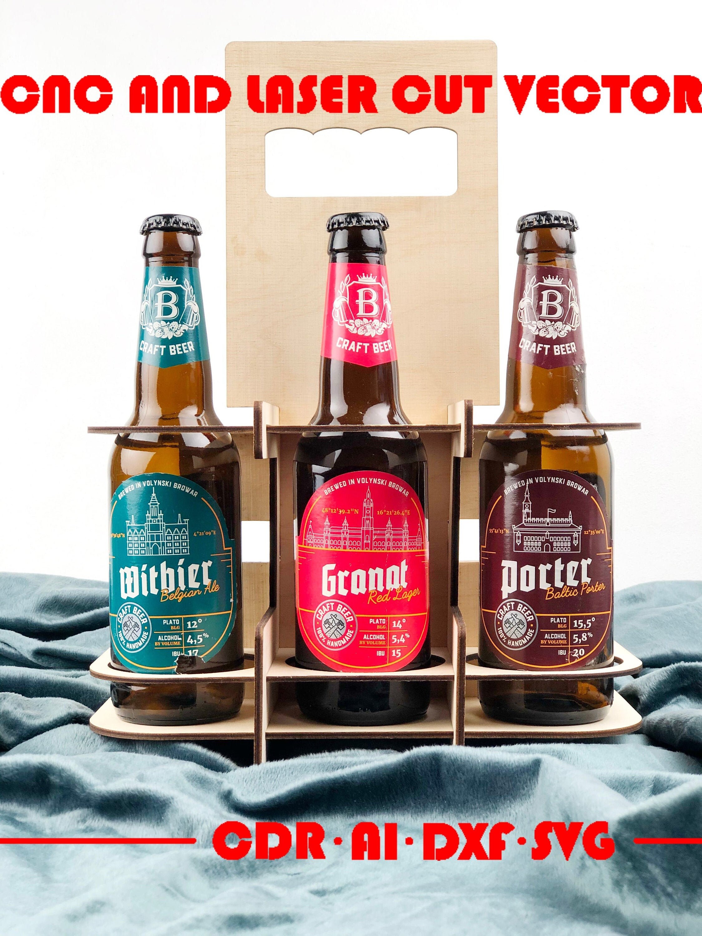 Beer Holder Laser Cut Vector Instant Download Beer Box - Etsy
