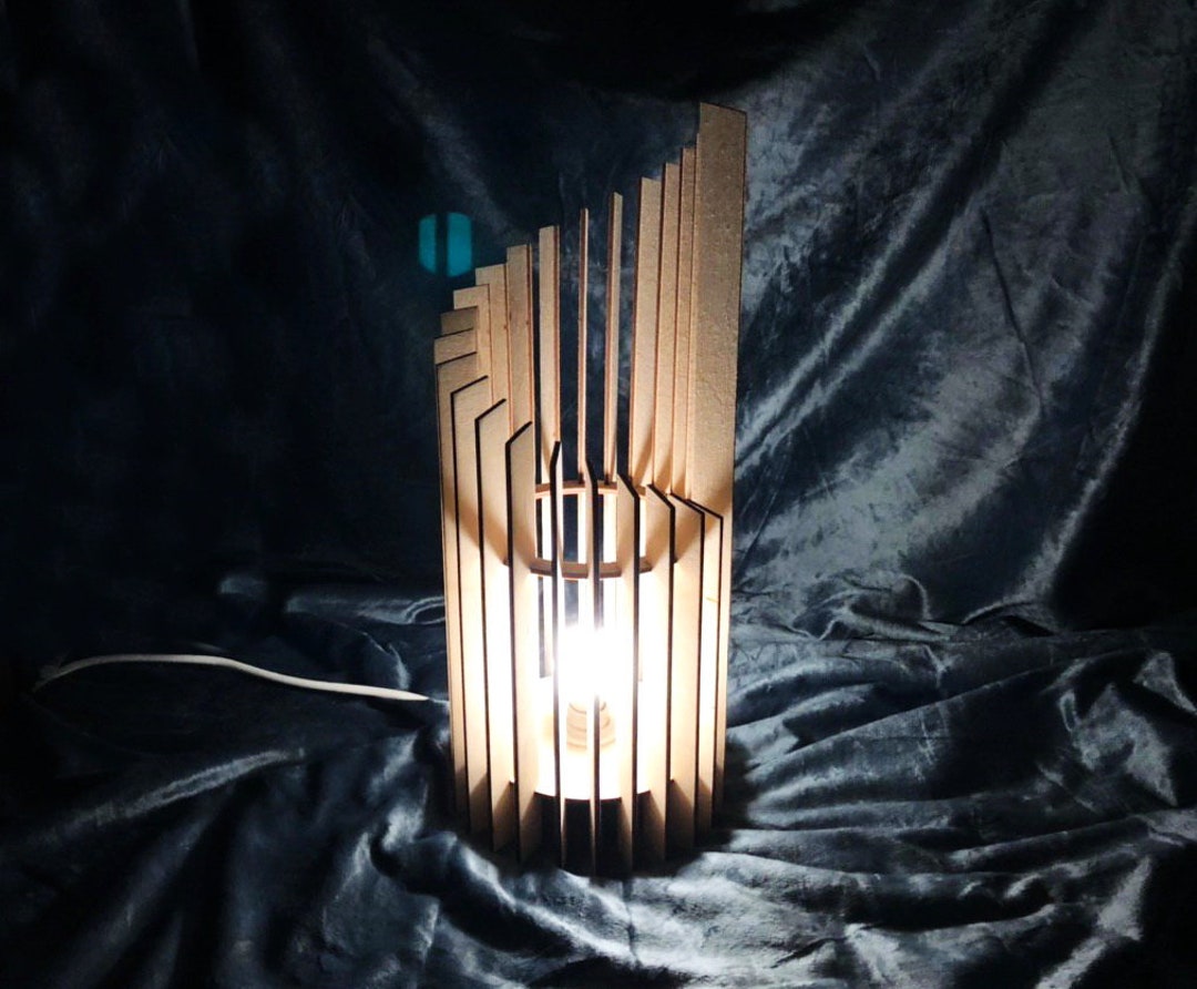 Wooden Lamp | Nightlamp | Laser Cut Vector | Shade Lamp Vector | Laser ...