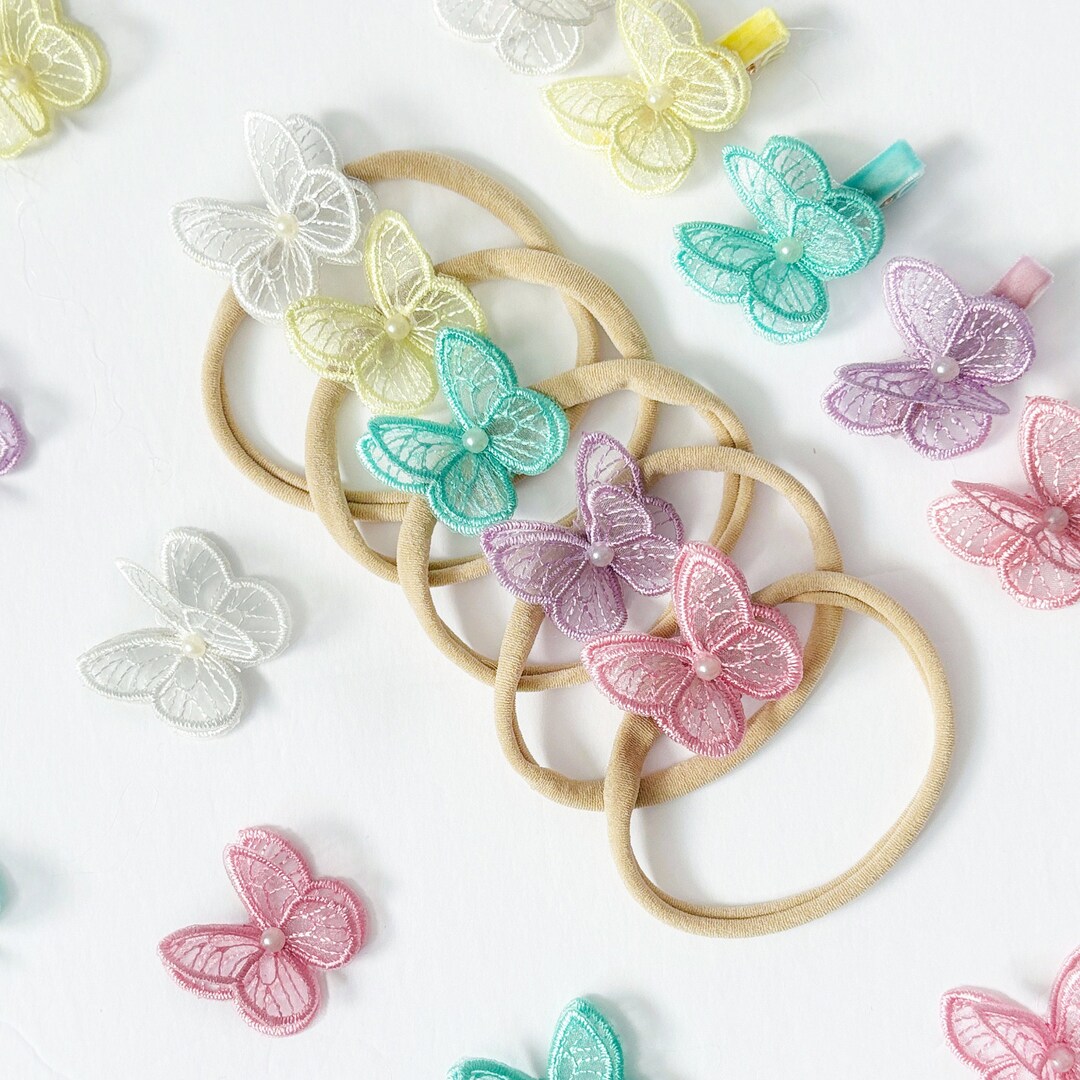 Butterfly Headband for Baby, Butterfly Hair Clip, Newborn Headband ...