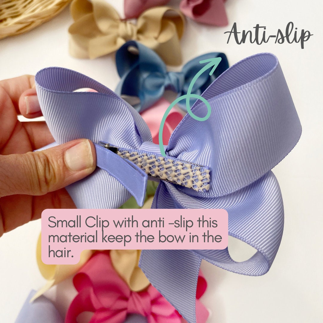 Silver Pigtail Bows Toddler Pigtail Bow Set Big Pigtail - Etsy Canada