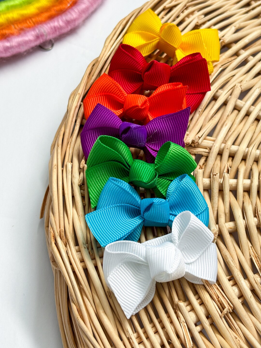 Baby Bow Snap Clip, Baby Hair Clip, Snap Clip for Baby, Small Hair Bow ...