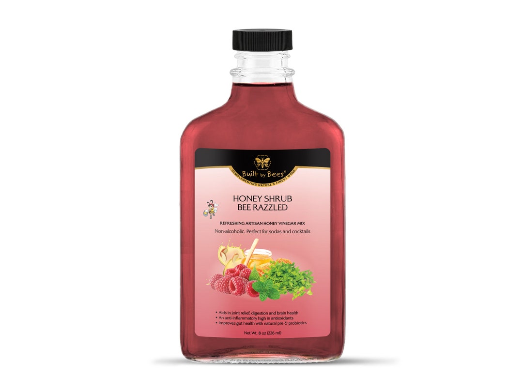 Raspberry Honey Shrub (bee Razzled) - Etsy