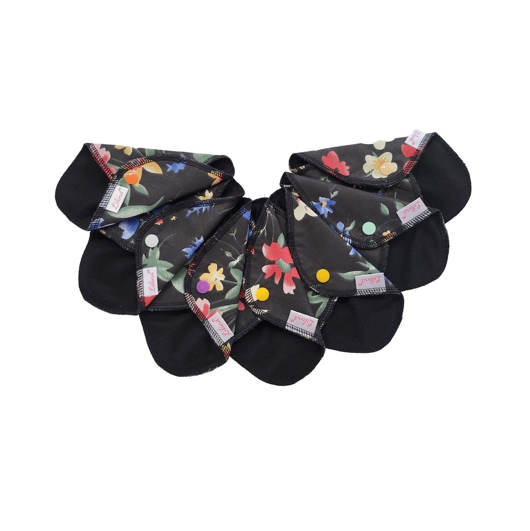 7 Pack Reusable Thong Pantyliners, Waterproof Cloth Pads, Extra-thin - Etsy