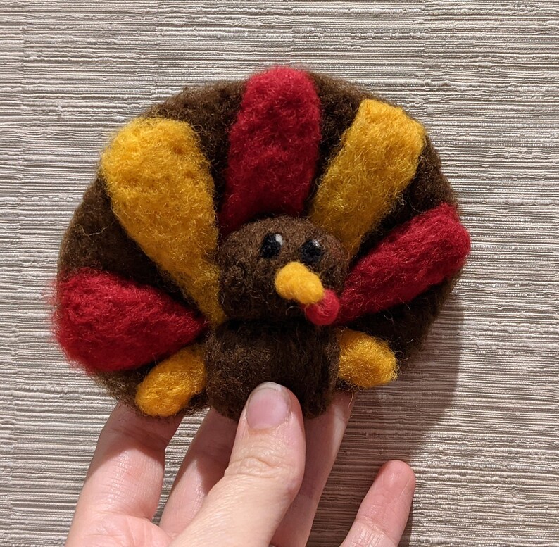 Needle Felted Turkey Thanksgiving Decor Holiday Gift Idea - Etsy