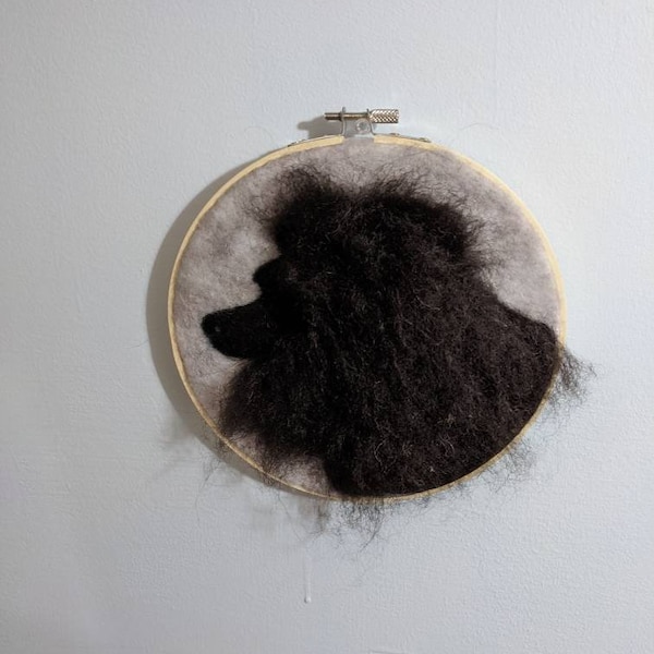 Needle Felted Pet Portrait - Etsy