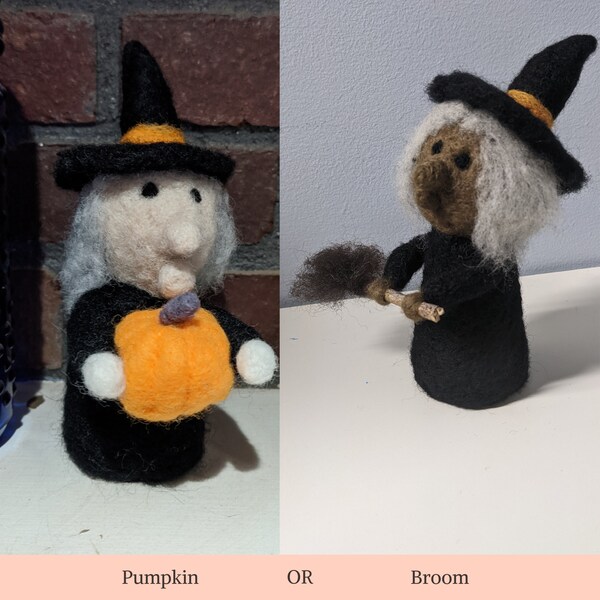 Needle Felted Witch - Etsy