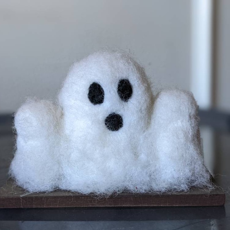 Needle Felted Ghost - Etsy