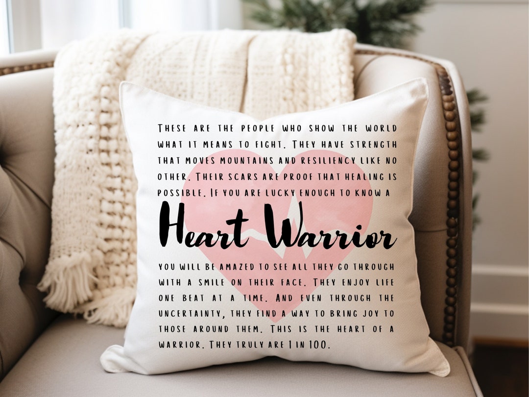 Heart Warrior Gift | Open Heart Surgery Gift | CHD Awareness | Heart ...