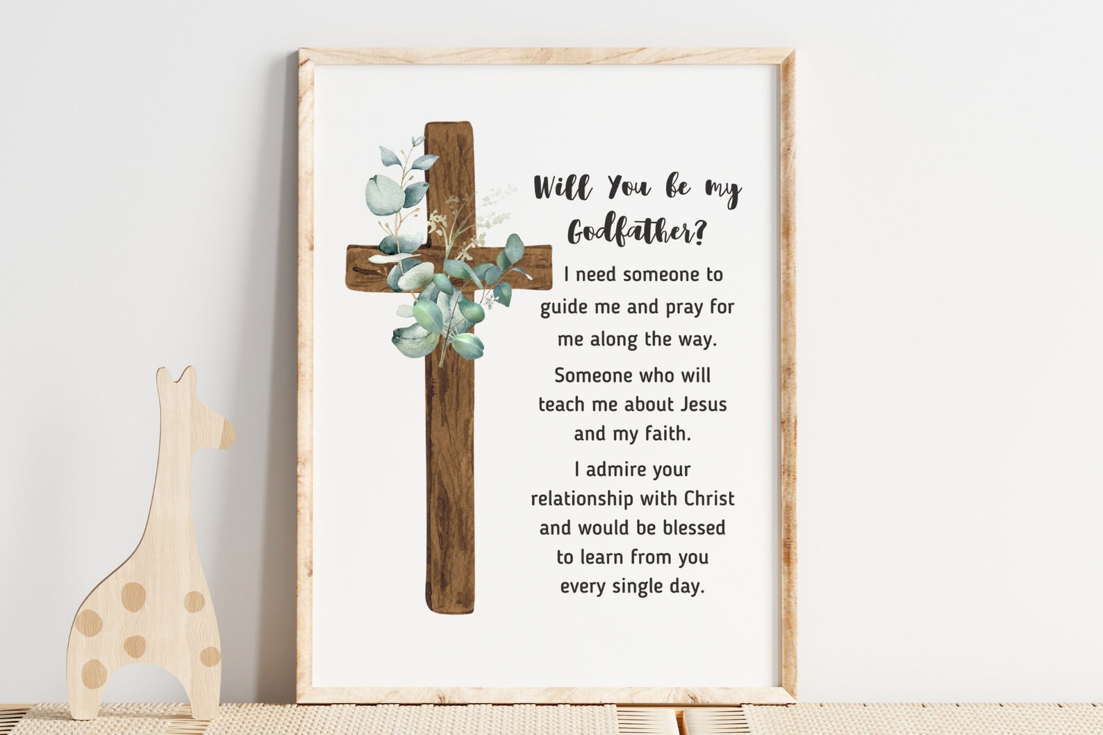 Godparents Proposal Printable Signs Bundle Godparents Poem - Etsy