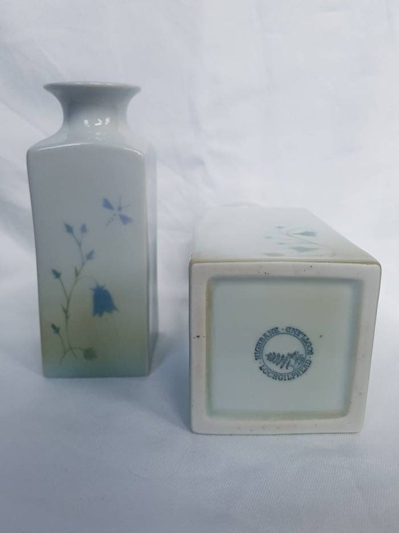 Vintage Highbank Porcelain Scotland Set of 2 Vases - Etsy UK