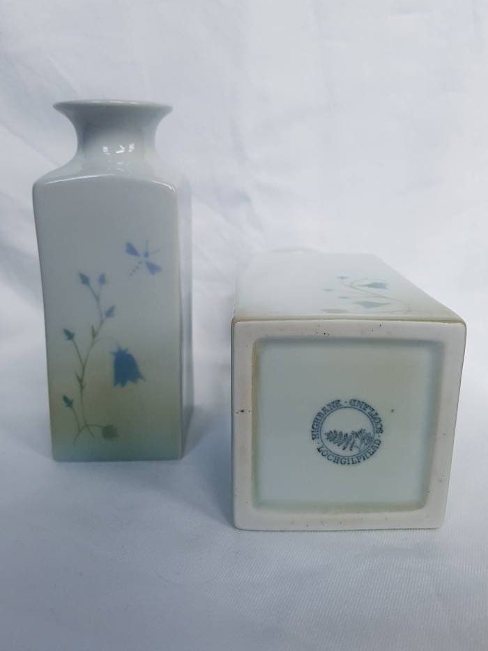Vintage Highbank Porcelain Scotland Set of 2 Vases - Etsy UK