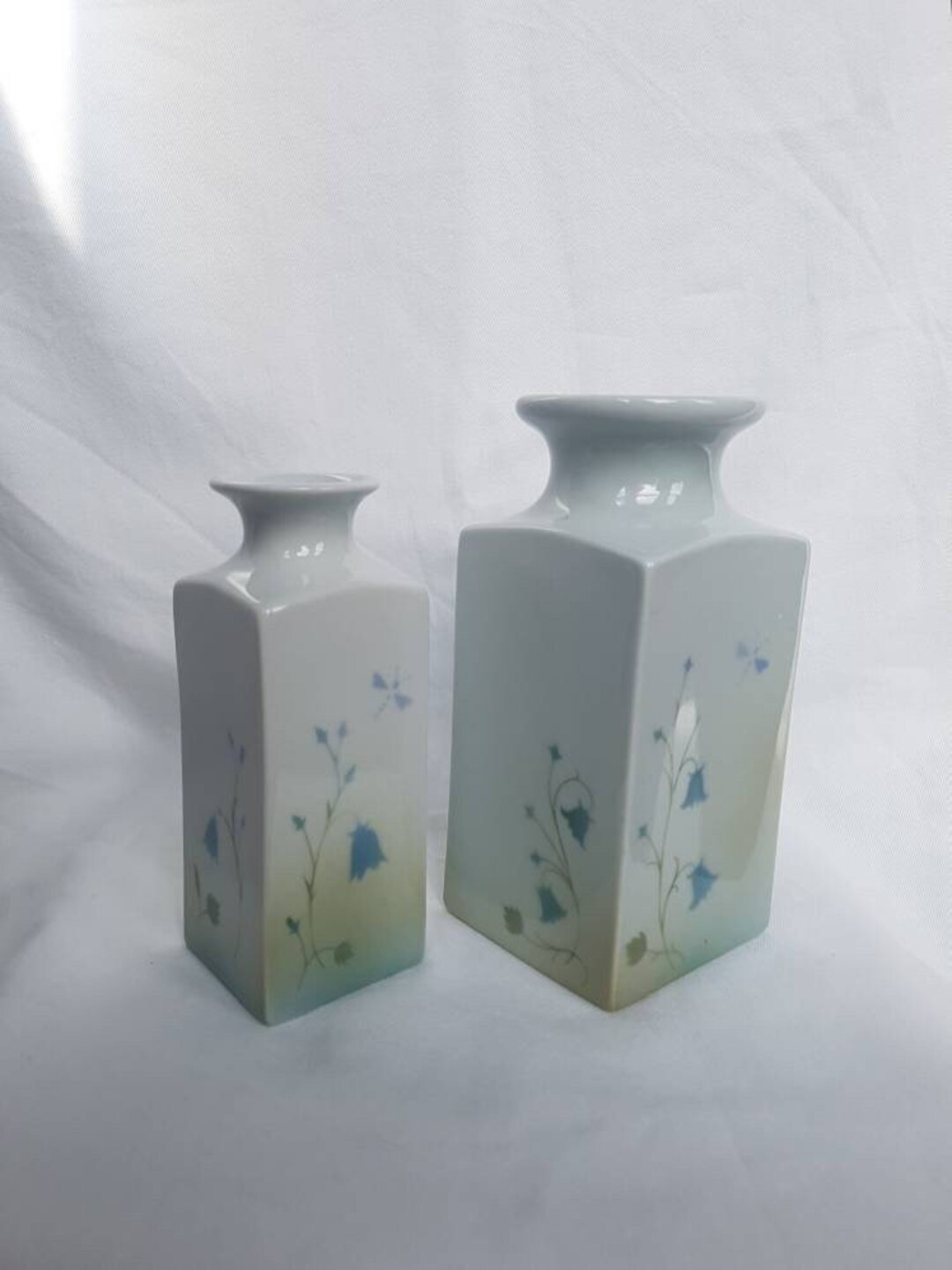 Vintage Highbank Porcelain Scotland Set of 2 Vases - Etsy UK