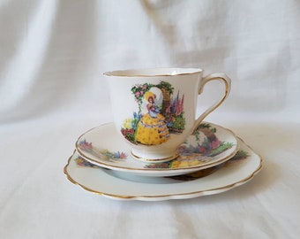 Vintage Crinoline Lady Tea Set | Etsy UK