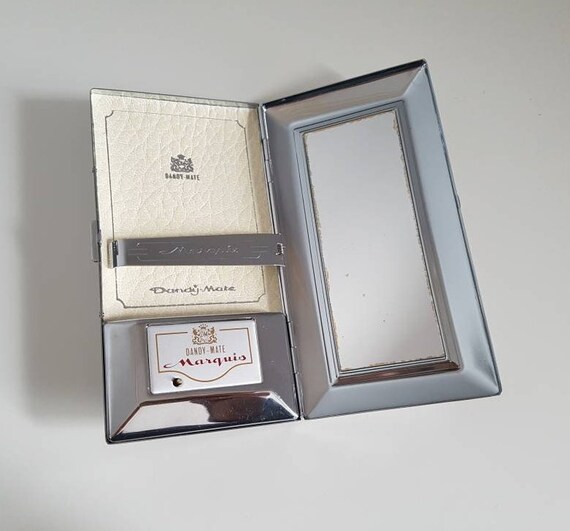 Vintage Dandy-Mate Marquis Musical Cigarette Case - Gem