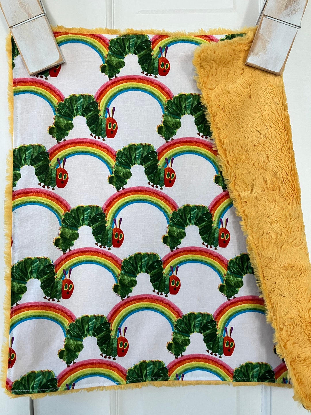Lovey Baby Blanket Made With Eric Carle Very Hungry Caterpillar Themed ...