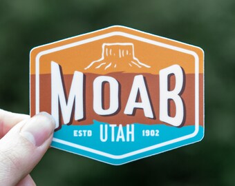 MOAB Utah off Road UHV Sticker Decal DIRT Brown Black 2 for 1 Bonus - Etsy