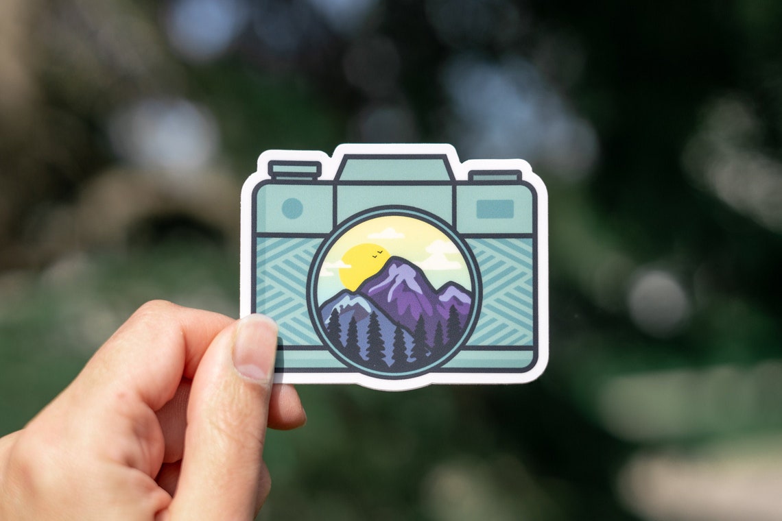 Photography Camera Sticker | Etsy