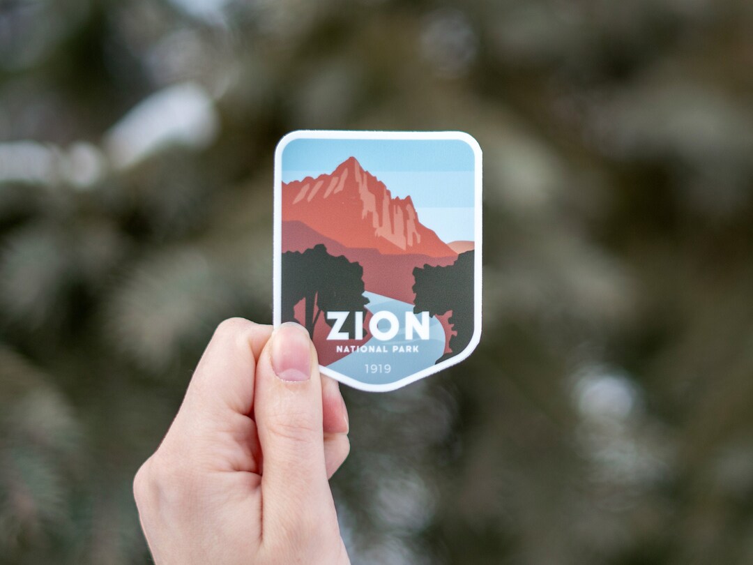 Zion National Park Sticker - Etsy