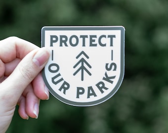 Park Ranger Hat Sticker, National Park Sticker, Travel Souvenir, in ...