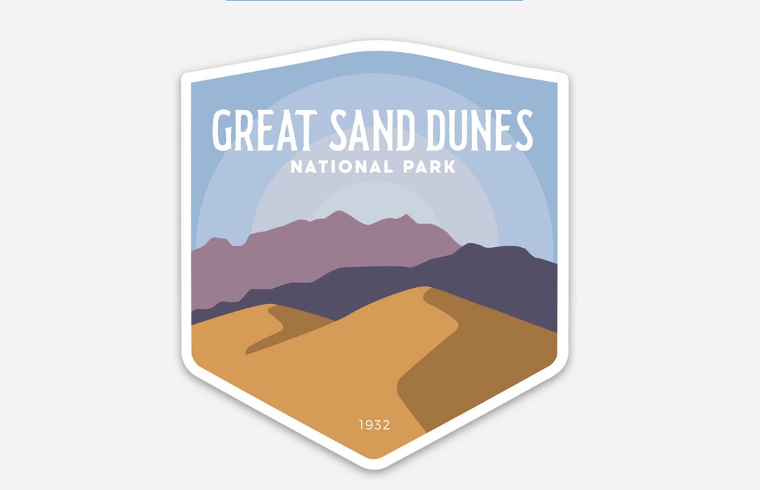 Great Sand Dunes National Park Sticker - Etsy