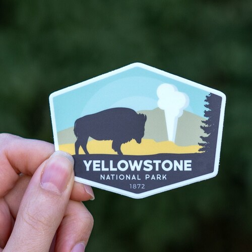 Yellowstone National Park Sticker Multiple Sizes Bumper - Etsy