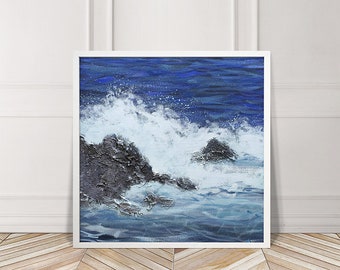 Wave art | Etsy