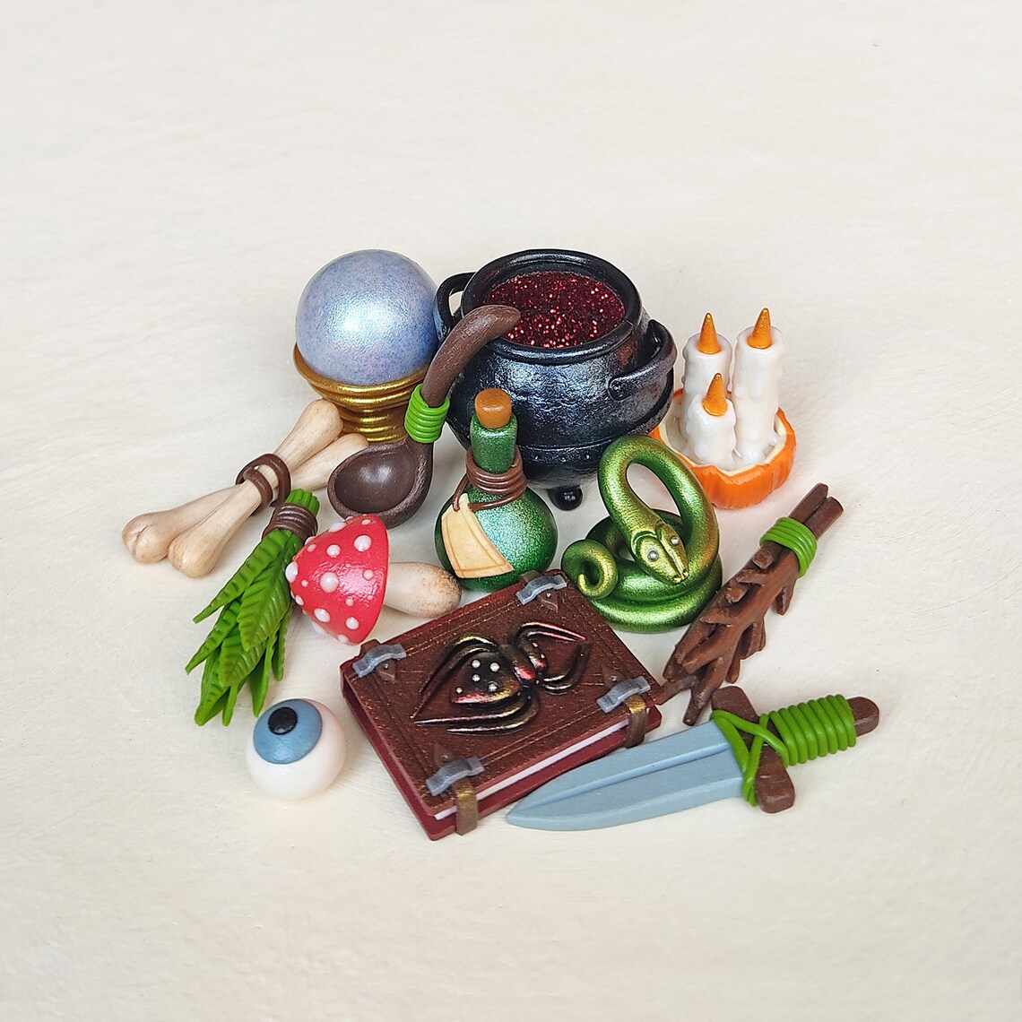 Miniature witch kit witch craft set magic supplies | Etsy