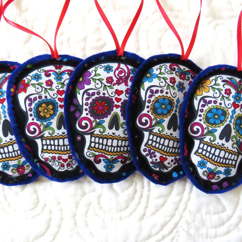 Sugar Skull Ornament - Etsy