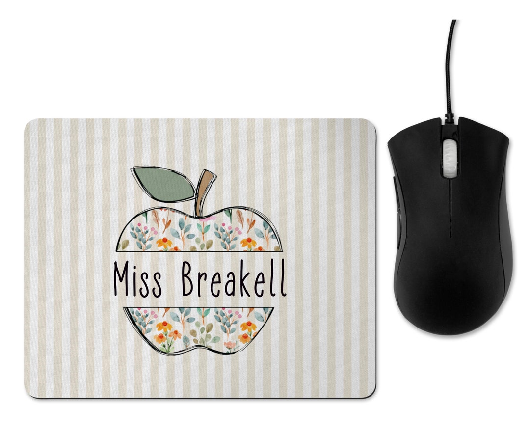 Personalised Teacher, Nursery Staff Mouse Mat , Teacher Gift.. Nursery ...