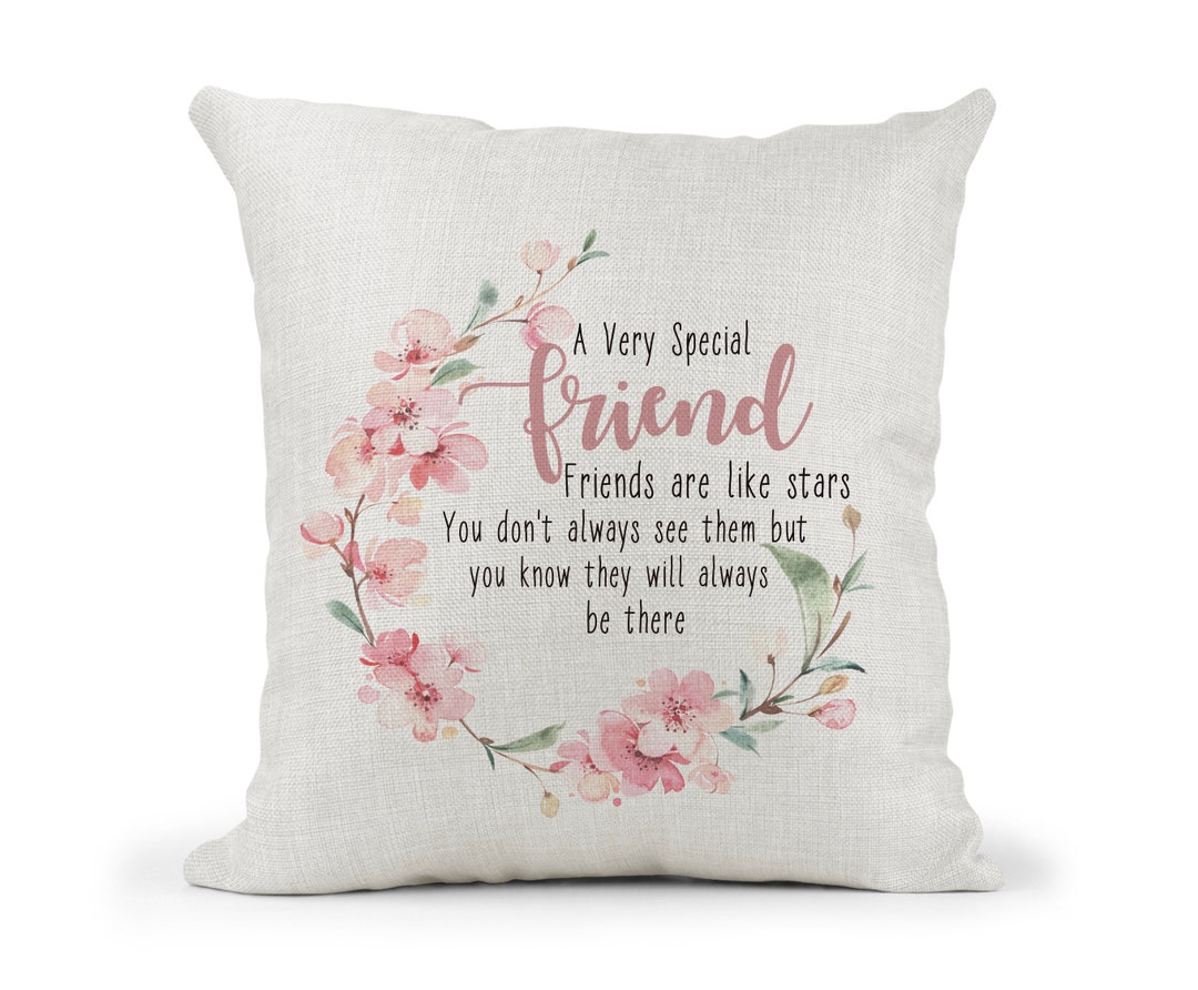 Special Friend Cream Canvas Cushion, Scatter Cushion, Home Decor ...