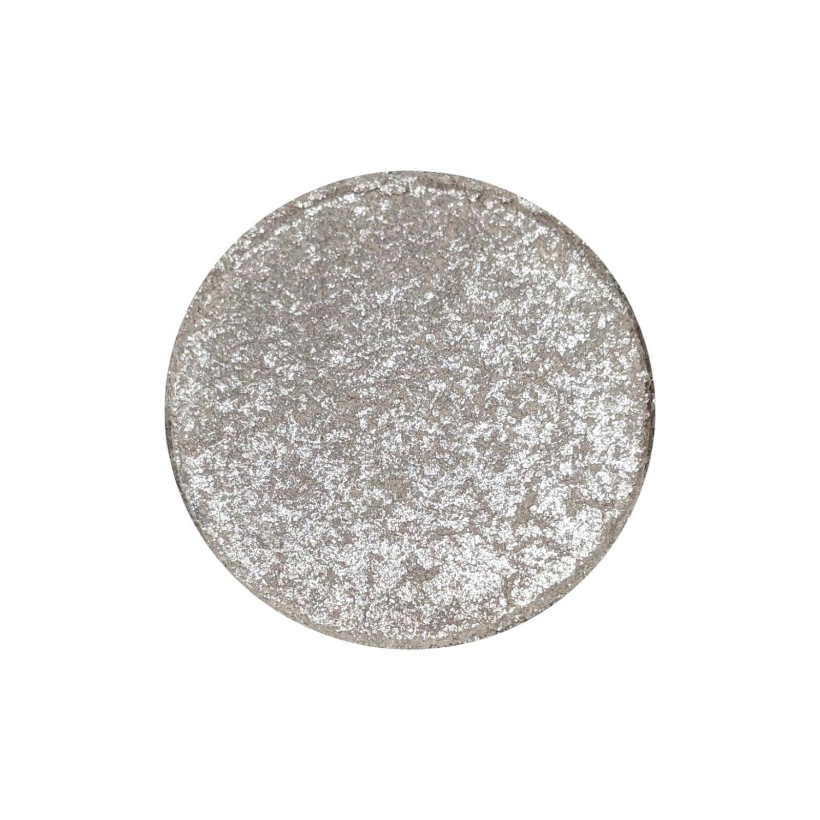 Diamondium - Vegan Pressed Eyeshadow Highlighter Silver White Sparkle ...