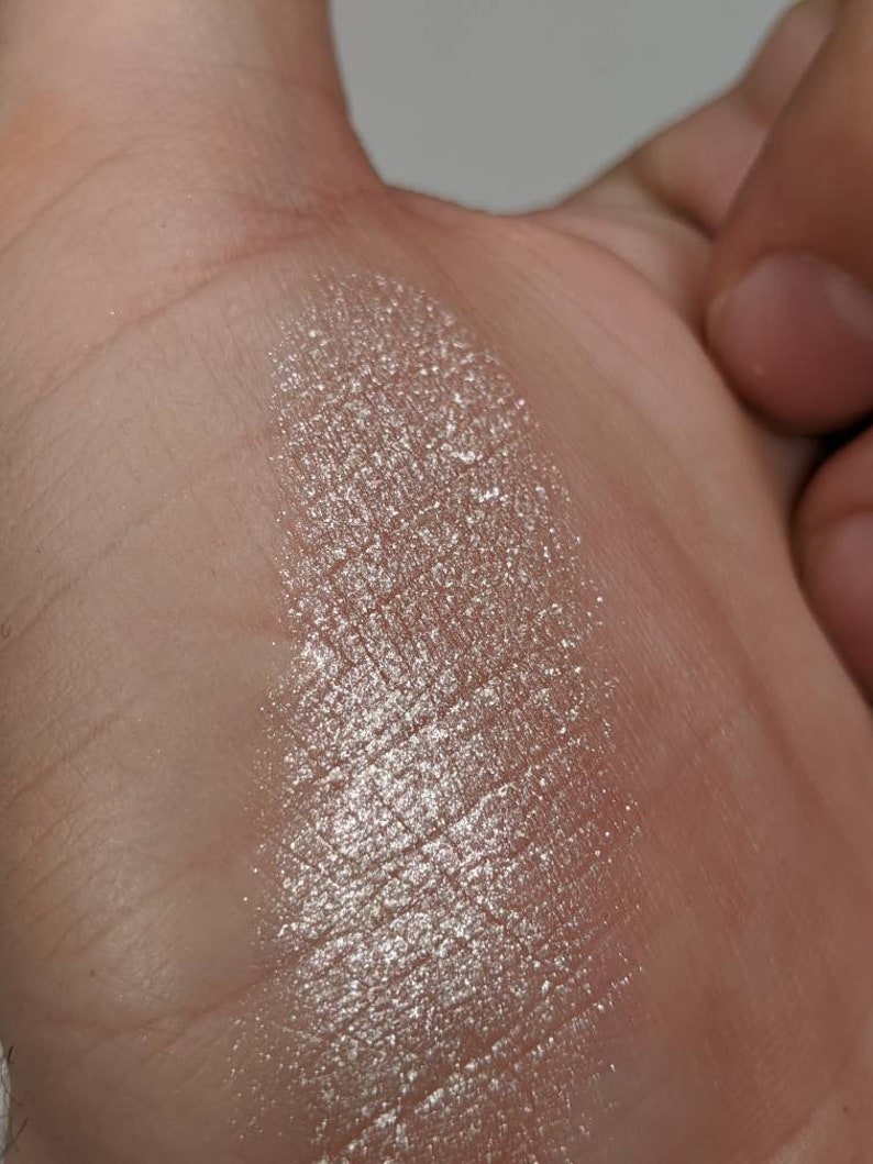 Diamondium Vegan Pressed Eyeshadow Highlighter Silver White - Etsy
