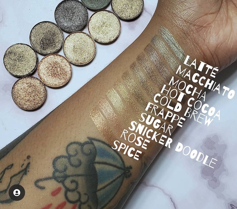 Cold Brew Vegan Pressed Eyeshadow Earthy Medium Cool Brown | Etsy