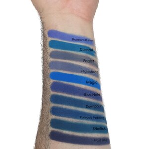Nightshade - Eyeshadow Matte Smoky Blue Violet - Etsy