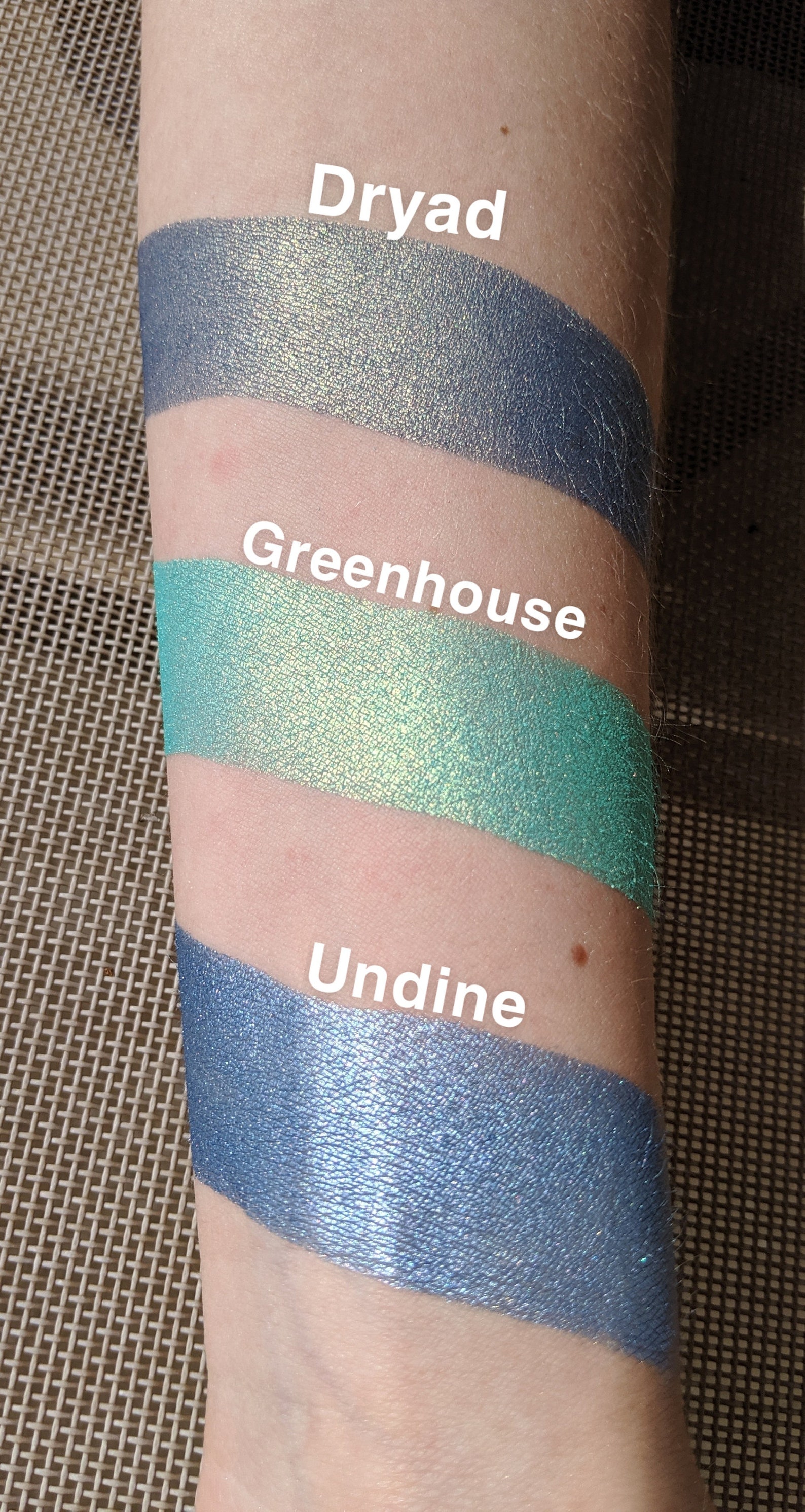 Dryad - Vegan Pressed Eyeshadow Duochrome Blue Green Gold - Etsy