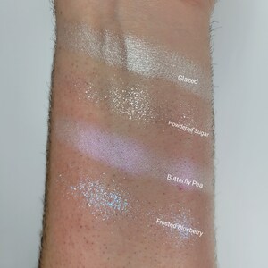 Frosted Blueberry - Eyeshadow Shimmer Blue Sparkle Eye Topper - Etsy