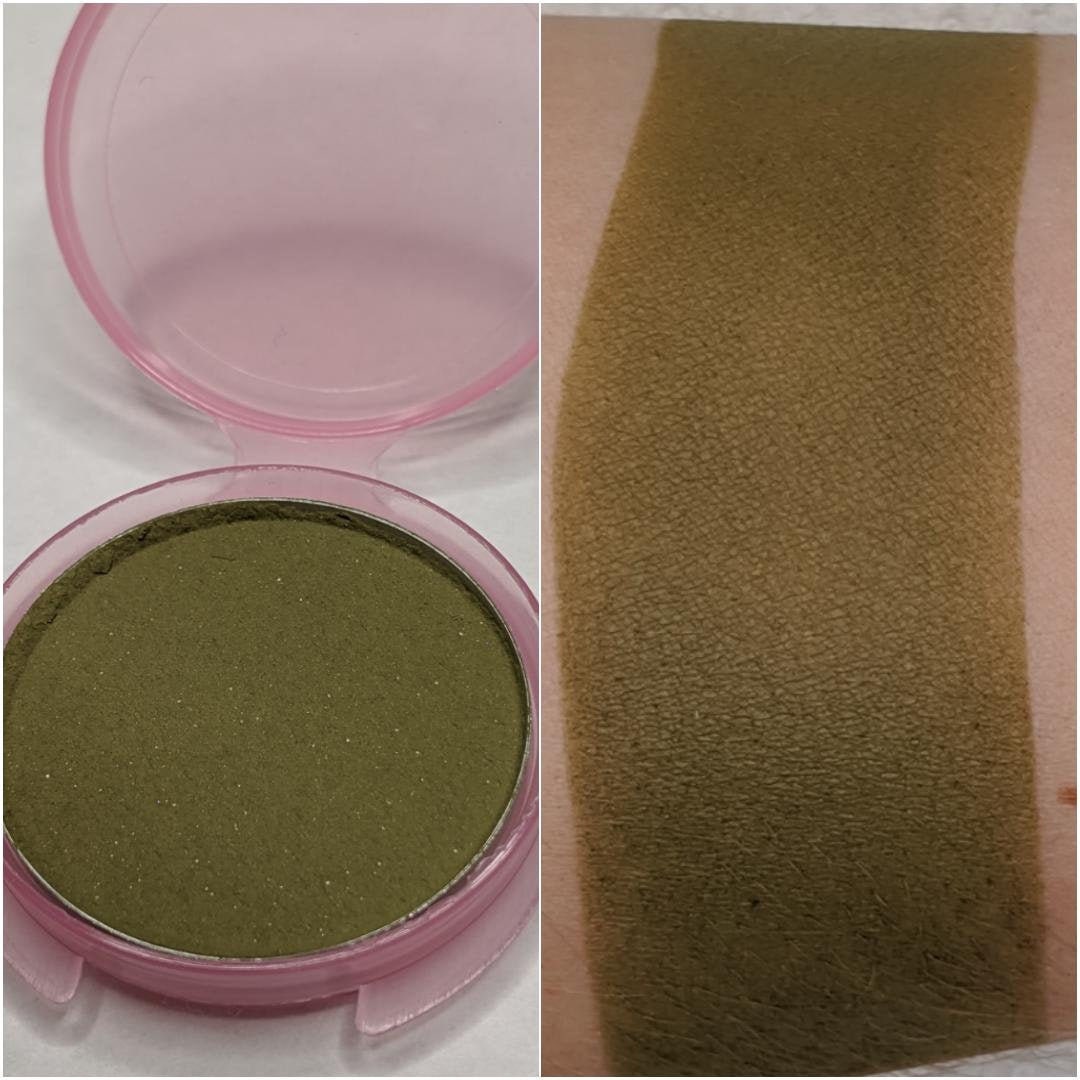 Kalamon - Vegan Pressed Eyeshadow Matte Olive Green - Etsy