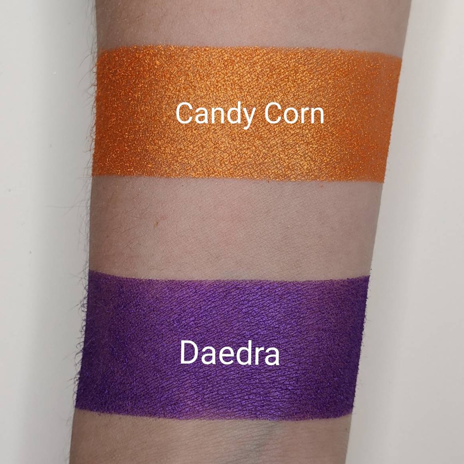Candy Corn - Vegan Pressed Eyeshadow Bright Orange Shimmer - Etsy